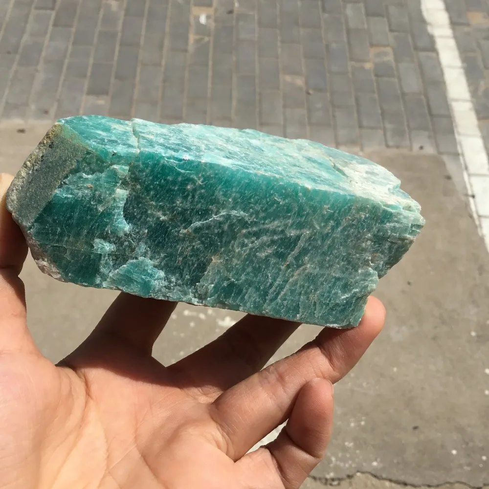 Natural Raw amazonite stone rough mineral stone specimen