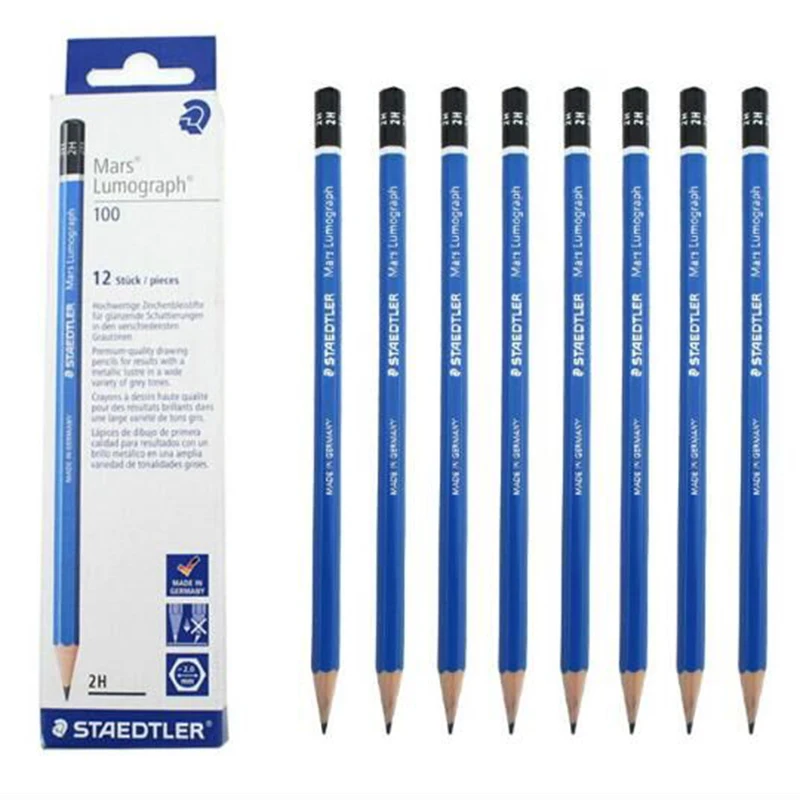STAEDTLER 12 шт./компл. мульти серого B/2B/3B/4B/5B/6B/7B/8B/ч/2 ч/3 ч/4Ч/5 ч/6 ч/HB/ F письма ...