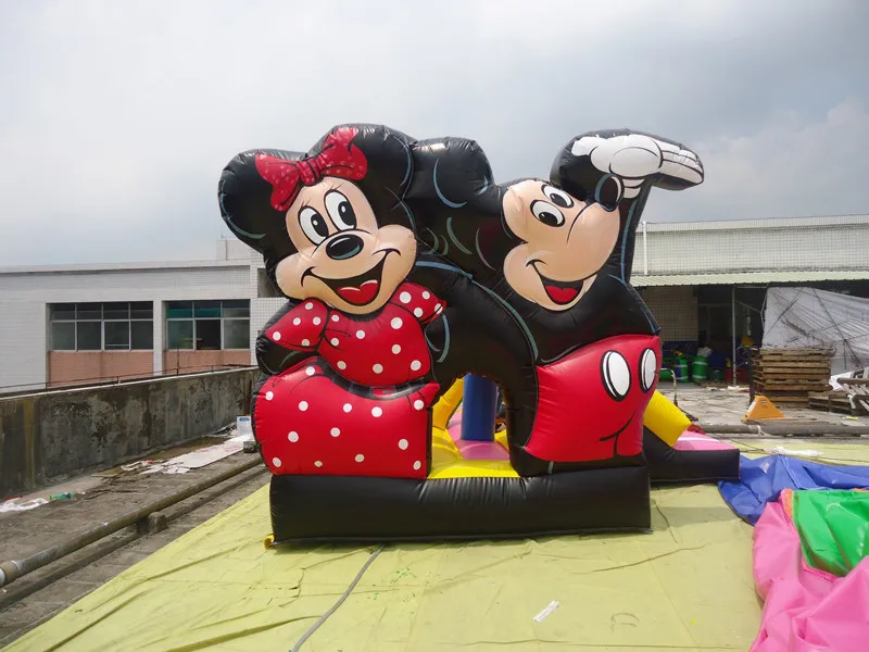 commercial mickey mouse inflatable bouncer|bouncer kids|mouse ...