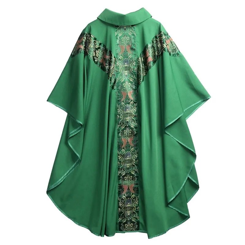 Priest Costume Church Clergy Vestments Cassock Chasuble Cope Robe