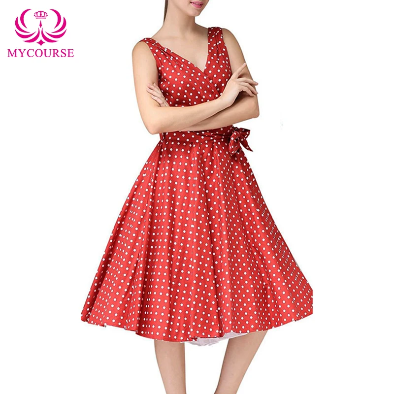 Buy Mycourse Women Vintage Rockabilly Black Dress