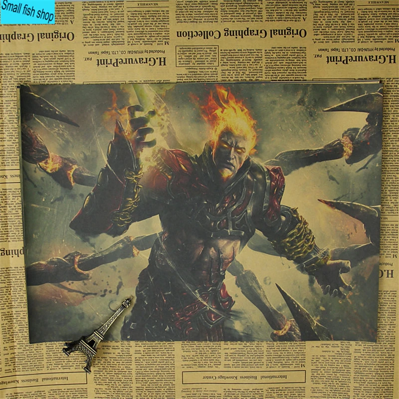 God of War Ghost Of Sparta Game Poster Home Furnishing decoration Kraft ...