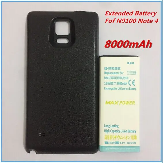 High Capacity 8000mah Replacement Extended Battery For Samsung Galaxy ...