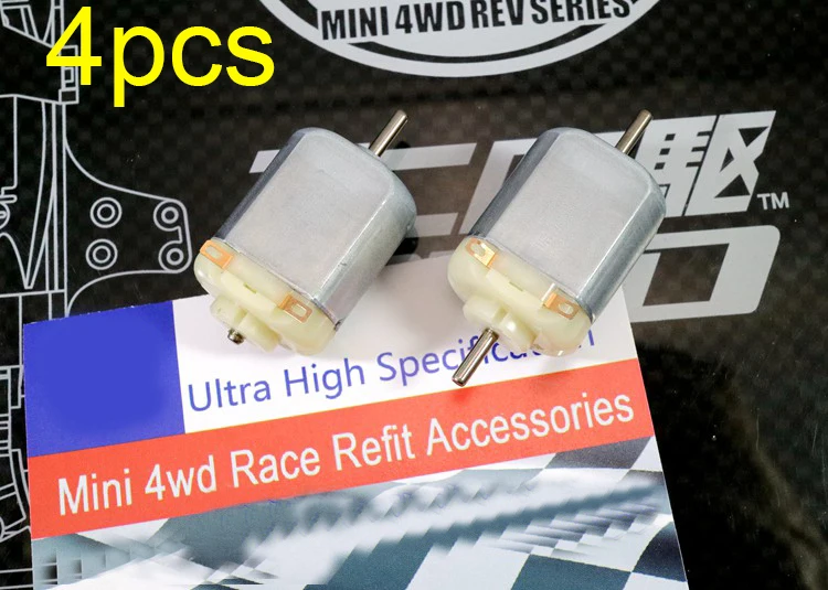 Piezas de Repuesto de Motor de eje único/doble para Tamiya Mini 4WD, 4 ...