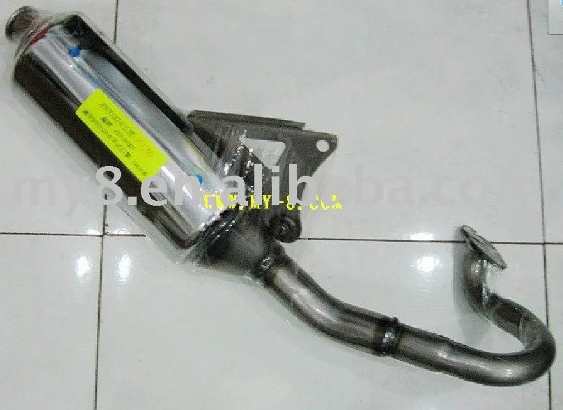 Motorcycle V8 exhaust pipe for BWS100|v8 charger|v8 rampipe hookah ...