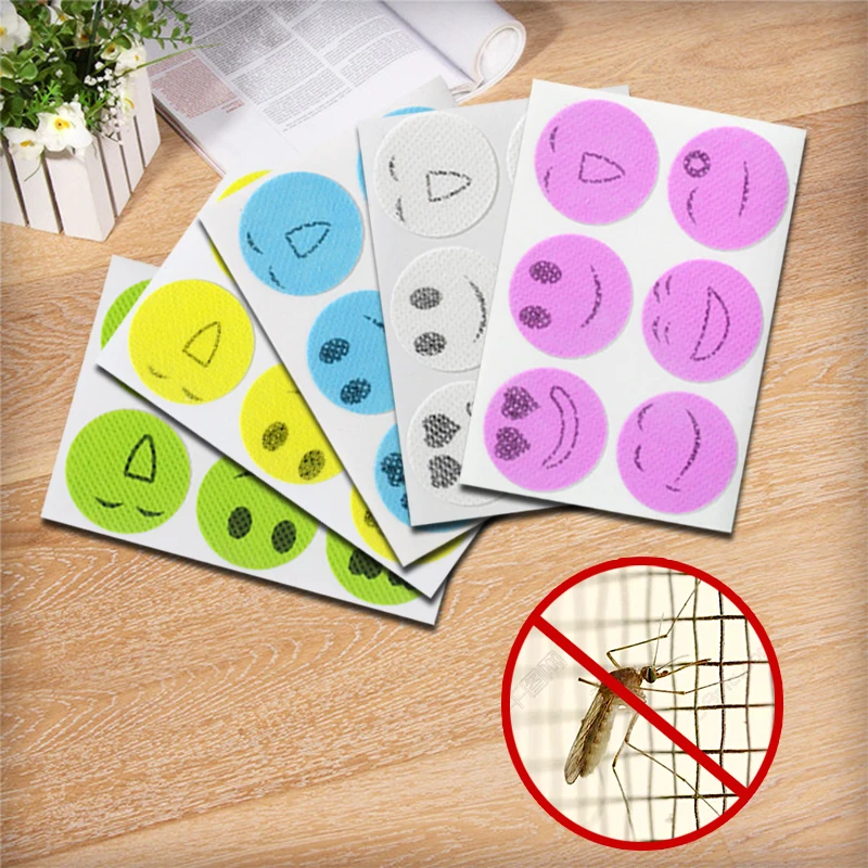 60pcs! Safe natural essential oils mosquito repellent sticker, camping ...