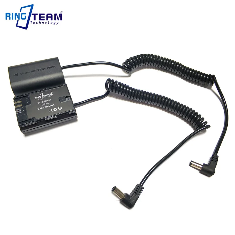 LP-E6 манекен батарея Питание DC муфта DR-E6 для BMD Blackmagic микро кино камера видео ...