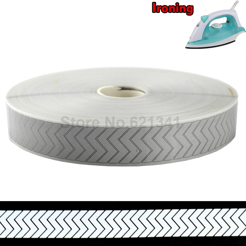Aliexpress.com : Buy High Visibility Safely Silver Reflective Tape Iron ...