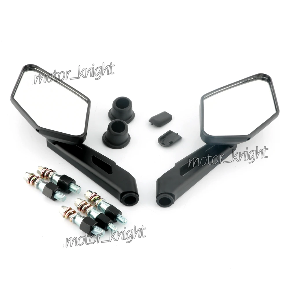 Motorcycle Side Mirror Rear view Mirrors Fits For Kawasaki Z1000 Z750 ...