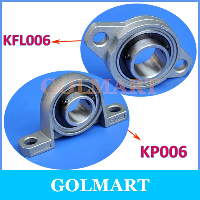 20pcs 30mm Shaft Caliber Zinc Alloy Mounted Bearings Kp006 Or Kfl006 ...
