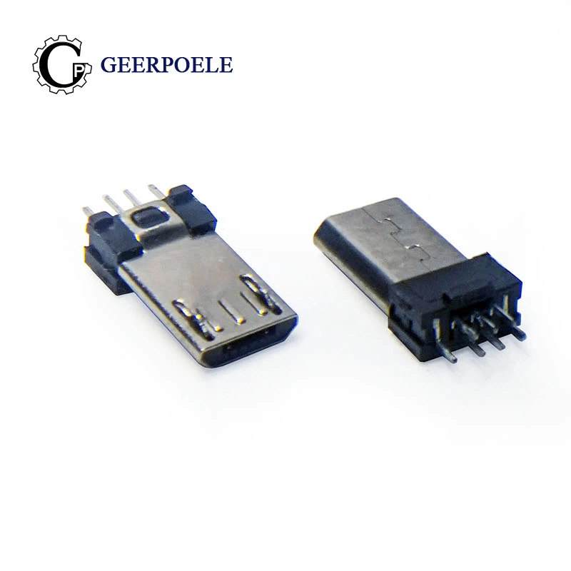 20 Pcs/lot Micro Usb 5 Pin 5v 1.5a Usb Male Connectors Micro Usb ...