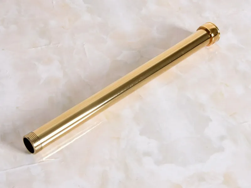 32cm Gold Color Brass Extension Tube Pipe Rod For Rain Shower Faucet ...