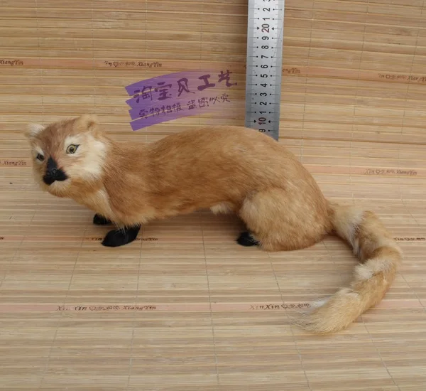 smaller size creative simulation Weasel toy polyethylene & furs Weasel ...