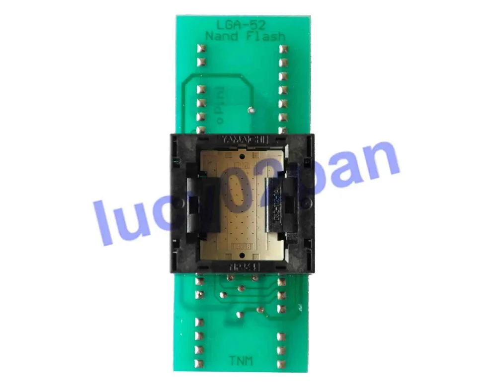 Lga52 bga52 adaptador de soquete para tnm5000 usb universal ic nand ...