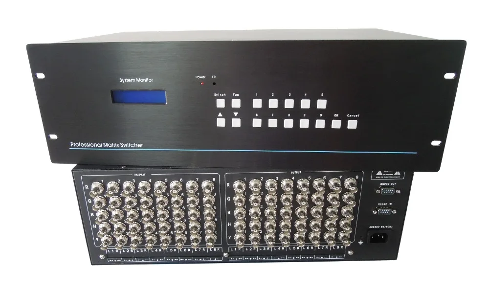 12X12 RGB Matrix Switcher RGB Matrix Switcher Matrix Switcher 12 ins 12 ...