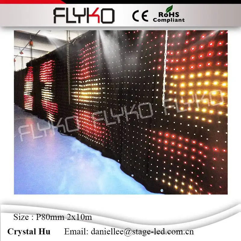 Christmas wonderful LED video decoration backdrops wall RGB3in1 hot ...