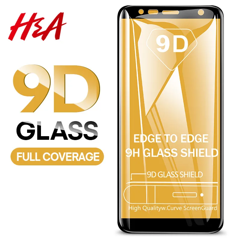 H And A Protector De Pantalla De Cristal Templado 9d Para Móvil Película
