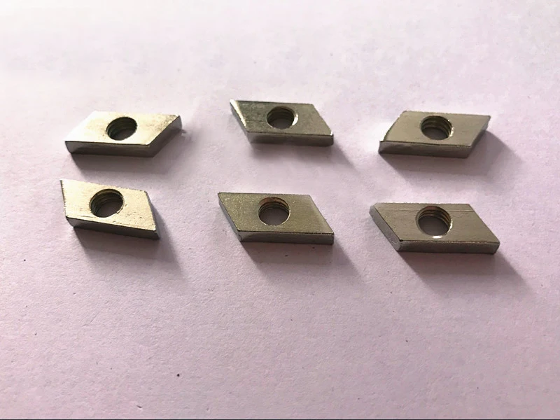 Tuerca de rombos niquelada, accesorios especiales de aluminio, 10 24mm ...