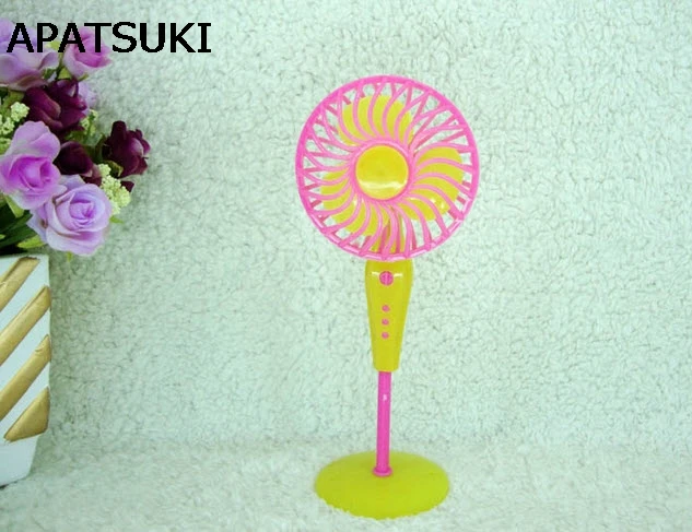 1:6 Miniature Kids Toy Doll House Furniture Fake Mechanical Fan For ...