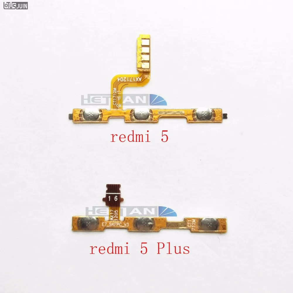 1pcs For Xiaomi Redmi 5/redmi 5 Plus Power Volume Key On/off Button ...