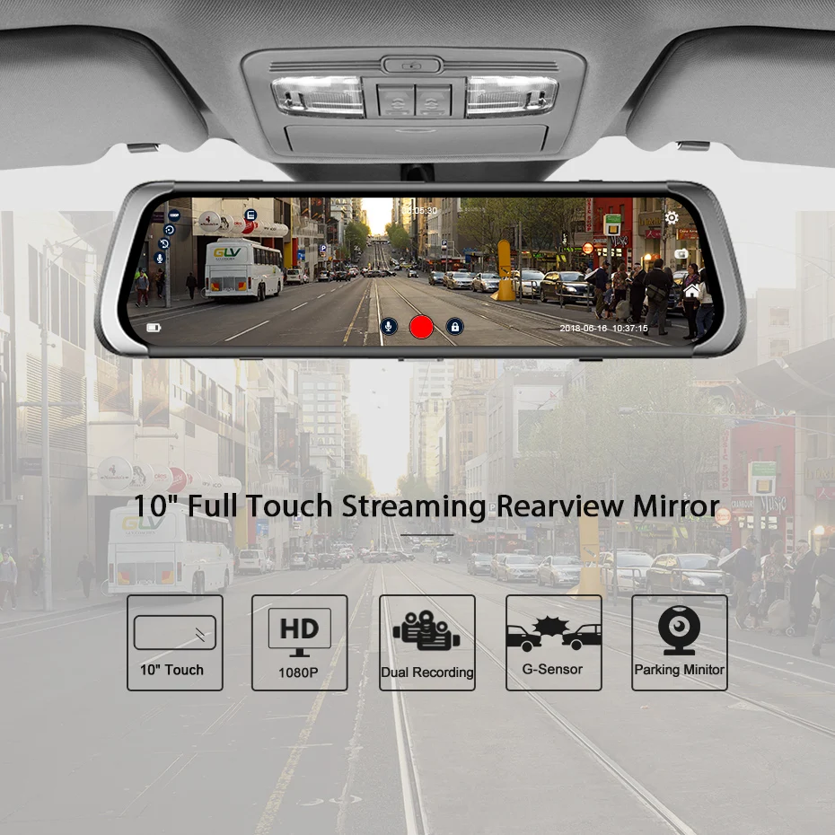 Car & Vehicle Electronics Car Electronics AWESAFE 4K Mirror Dash Cam 12 ...