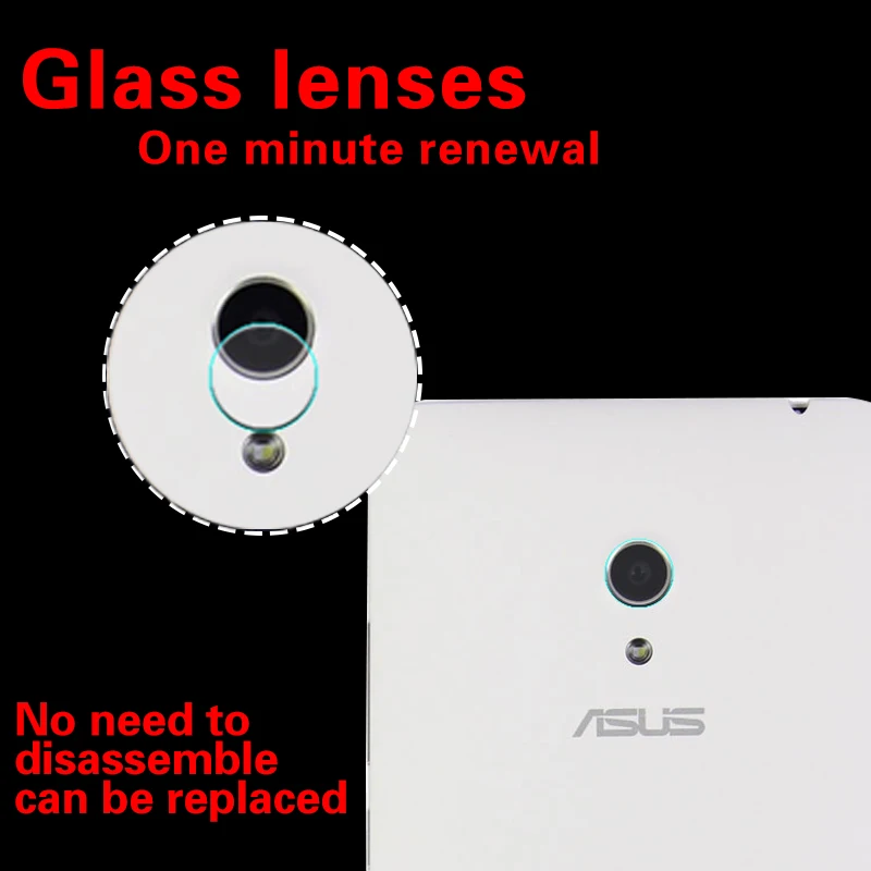 Rear Camera Lens 2.5D Tempered Glass Film For Asus Zenfone 6 A600CG ...