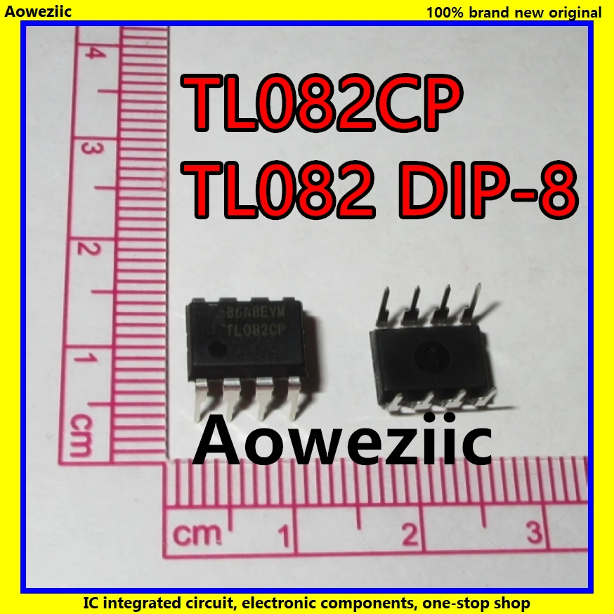 10Pcs/Lot TL082CP TL082 DIP 8 Wide Bandwidth Dual JFET Input ...