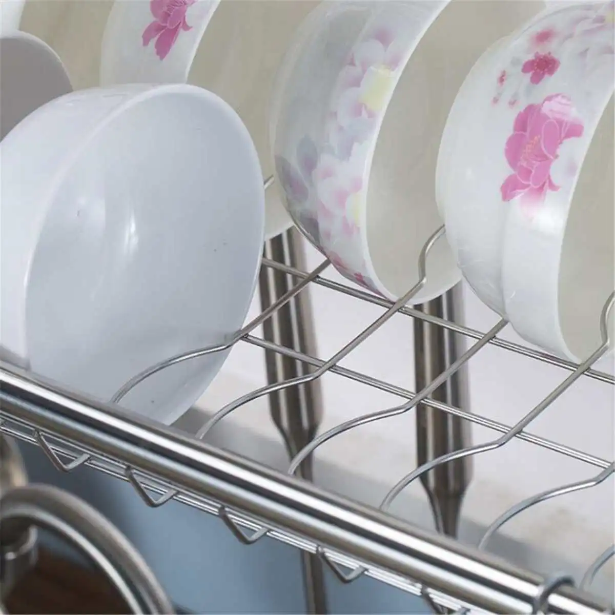 Нержавеющая сталь для мисок раковина дренажная стойка Кухня полки для ...