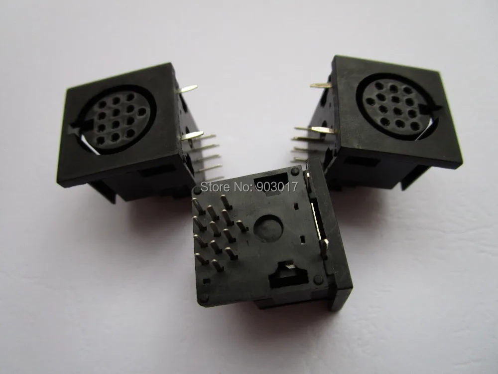 12 pcs din 잭 13pin 원형 잭 여성 pcb 마운트 커넥터|connector circular|connector ...