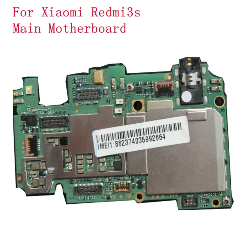 For Xiaomi Redmi 3s Main Motherboard Redmi3s Original mainboard ...