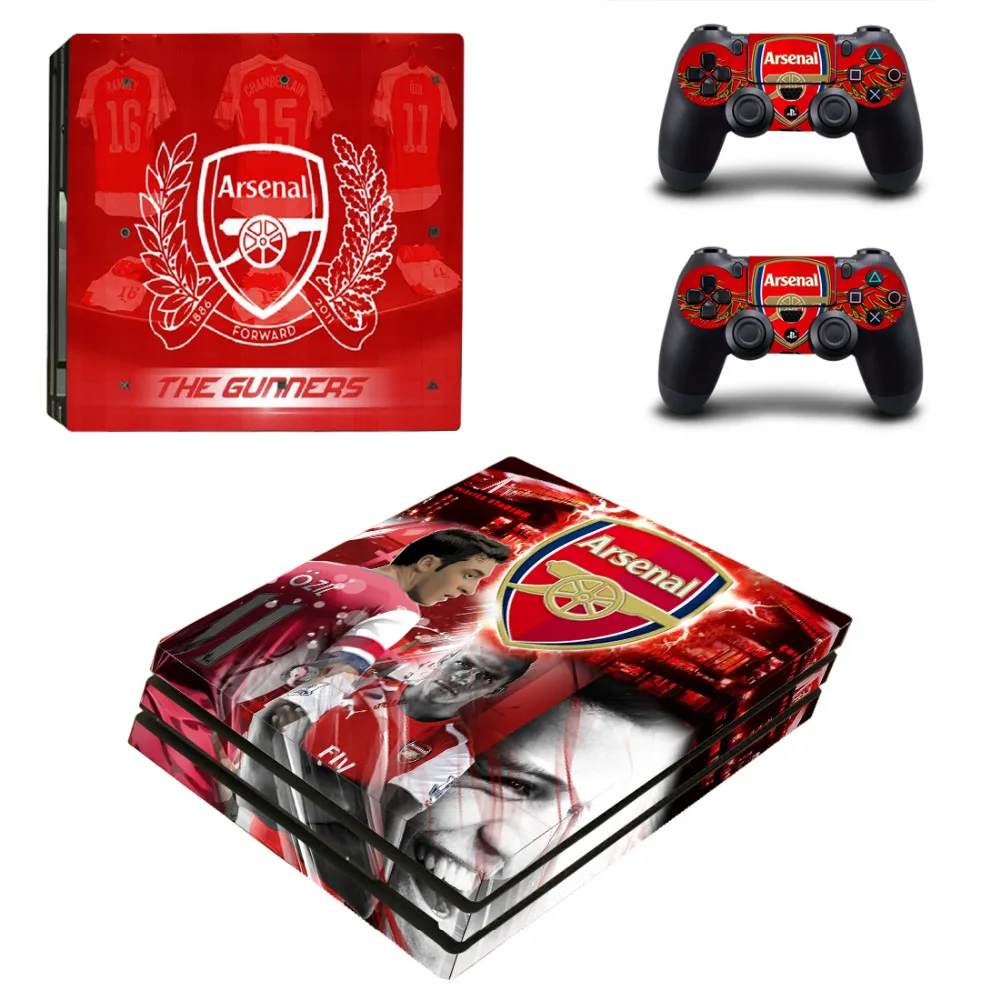 Arsenal Football Team Skin Sticker for PS4 Pro - ConsoleSkins.co