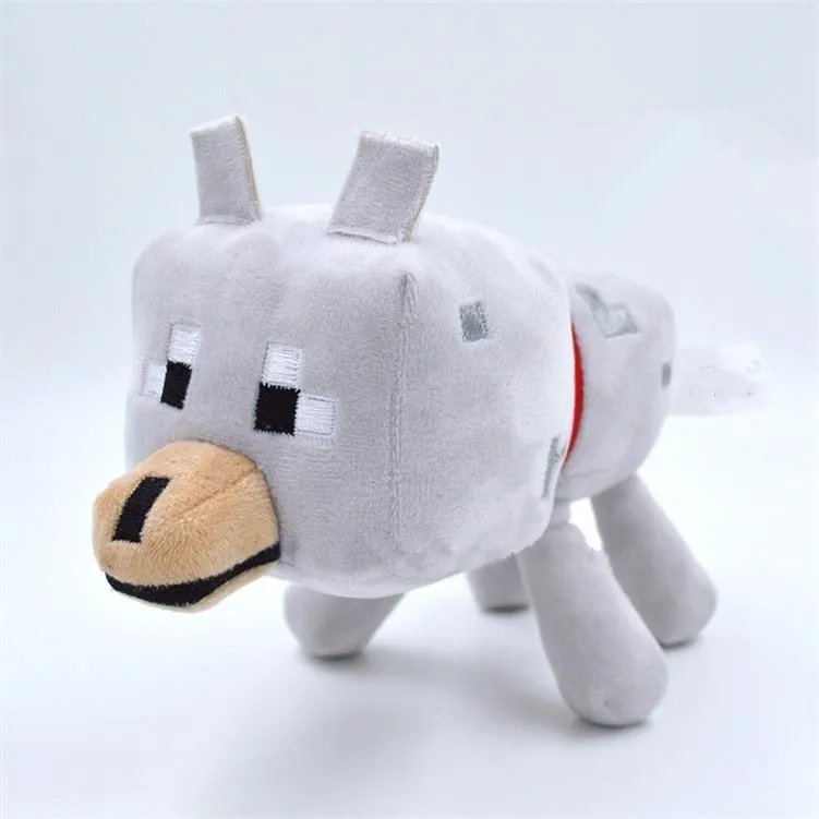 Hot Minecraft Toys 22cm Kawaii Minecraft Wolf Action Figures Toy ...