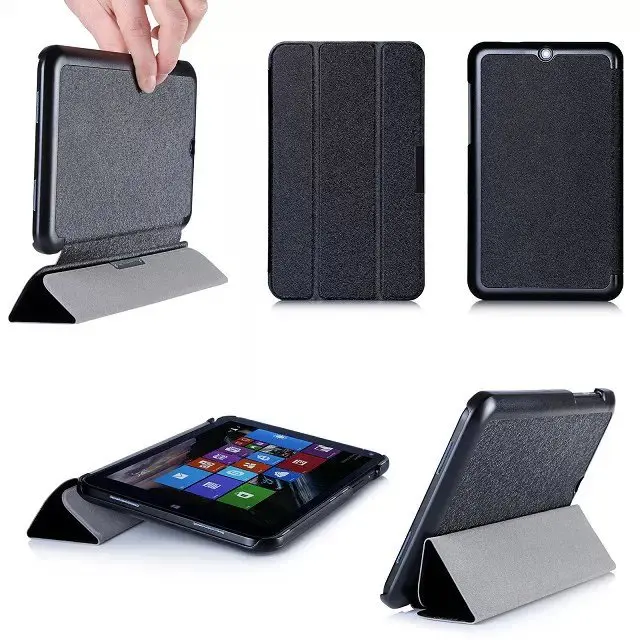 For HP Stream 8 Tablet cover case Slim Ultra thin Three Folds Magnet ...