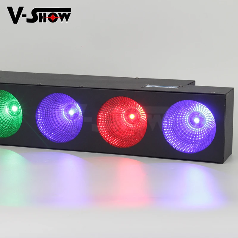 4pcs 5dot RGBW led matrix beam wall washer bar dmx stage light with ...