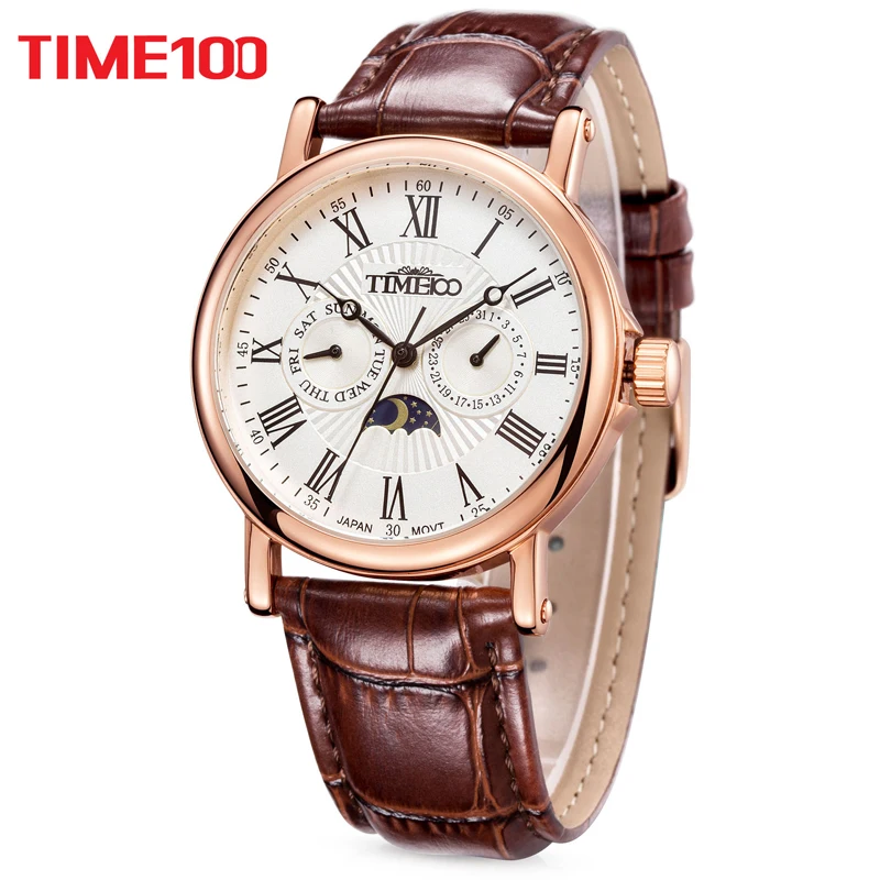 Business Wristwatch | Time100 Watch | Quartz Wristwatches - Time100 Men ...