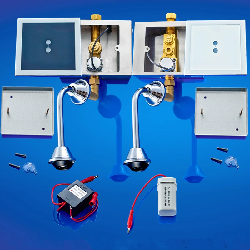 Toilet Concealed top spud inlet water sensor urinal flusher,AC/DC ...