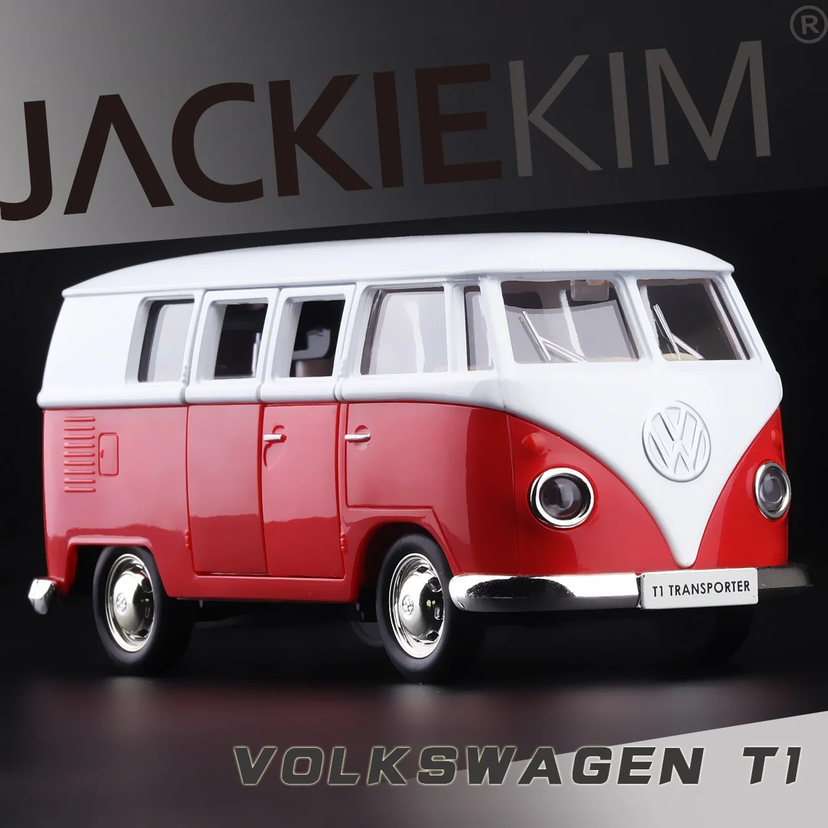 5 Inches volkswagen VW T1 Classical Bus MPV Open door Pull Back Alloy ...