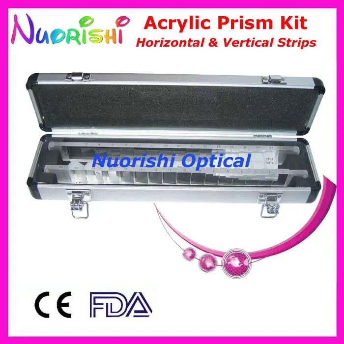 Ophthalmic Optical Optometry Acrylic Horizontal Vertical Prism Lens ...