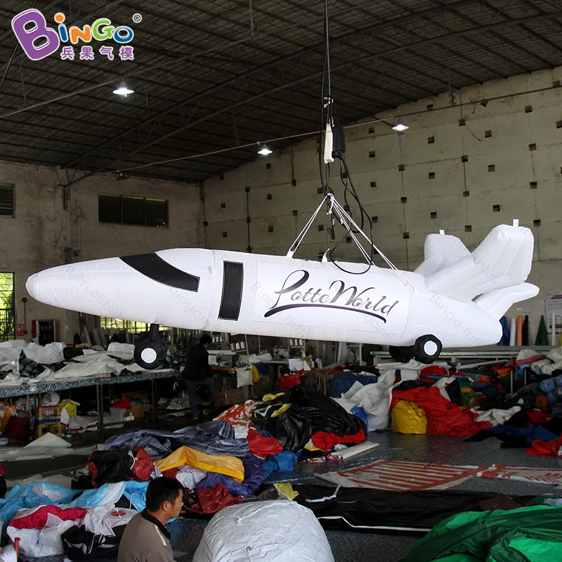 Free shipping 2.5 meters long giant inflatable plane model for event ...