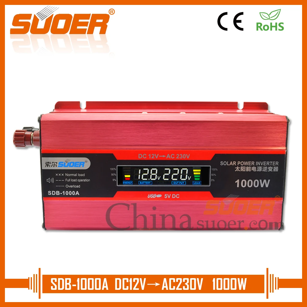 Suoer-12-volt-220-volt-inverter-600W-power-inverter-with-LCD-display ...