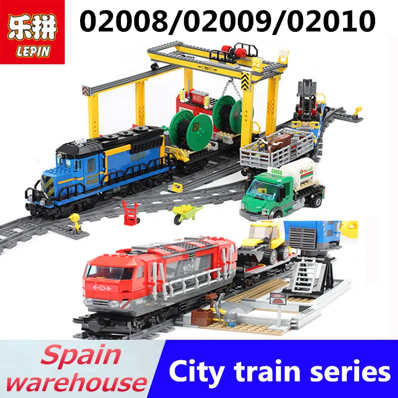 Lepin Train City Series 02008 02009 02010 02039 Remote Control RC Train ...