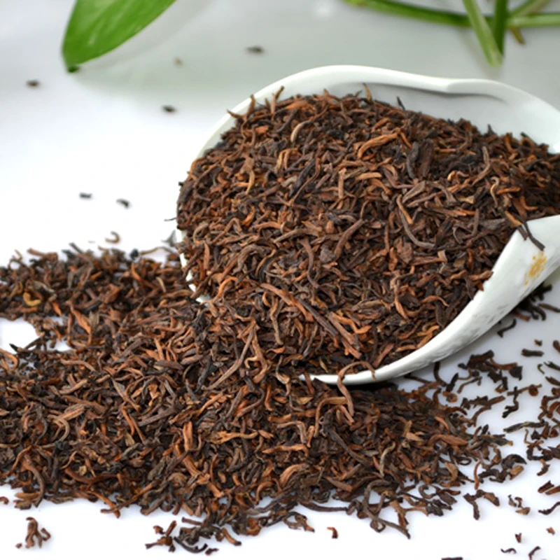 Puer tea Chinese palace pu er shu tea yunnan menghai ripe Pu'er loose ...