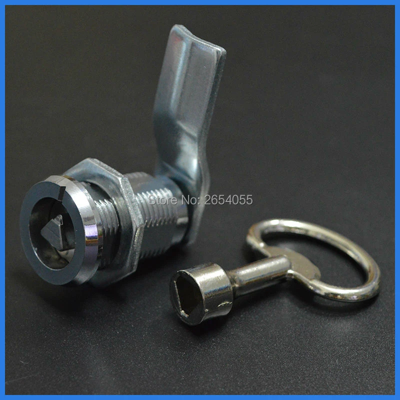 10 pcs 31mm and 37mm adjustable length triangle key cam lock metal box ...