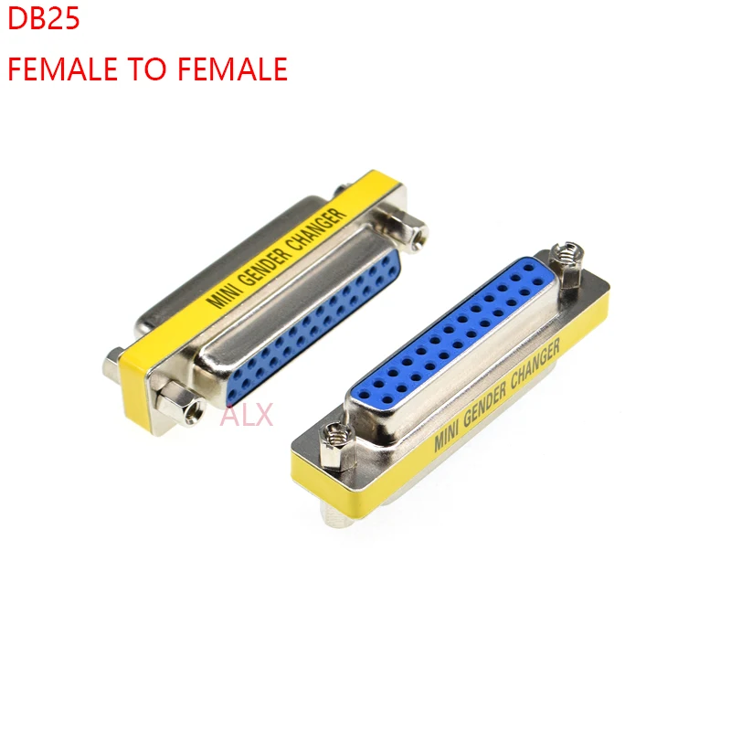 2PCS-DB25-25pin-FEMALE-to-FEmale-serial-port-CONNECTOR-D-Sub-COM ...
