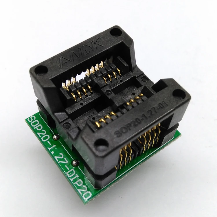 Aliexpress.com : Buy Double SOP8 SOIC8 SO8 Programming Socket Pin Pitch ...