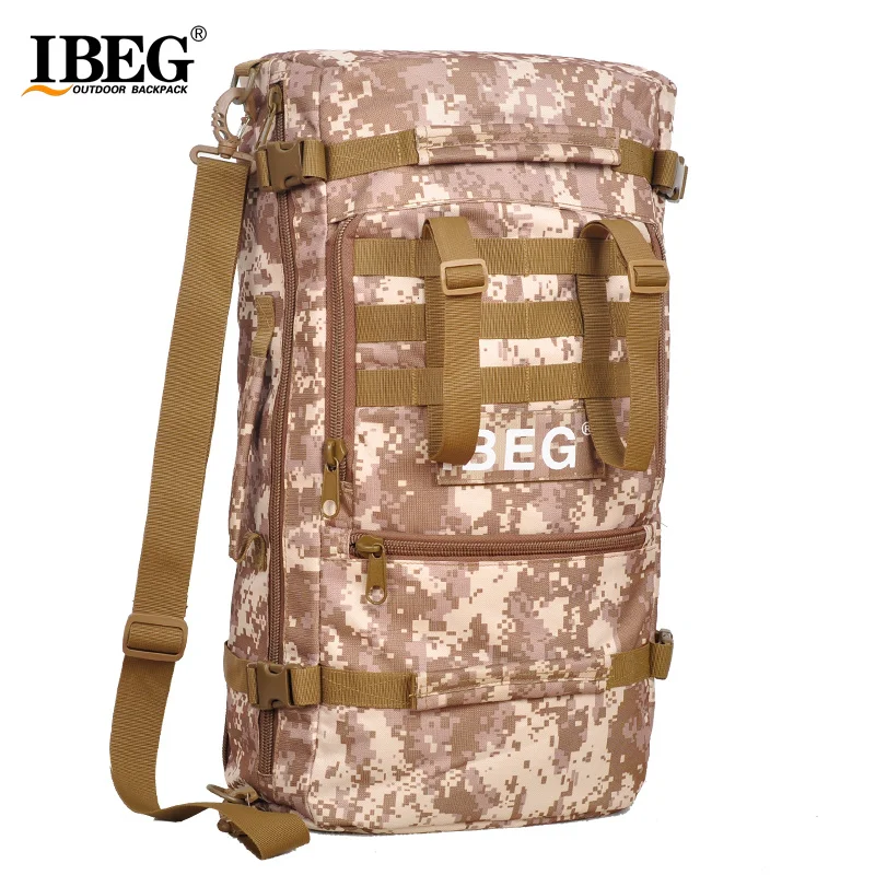 Men Women Unisex Outdoor Military Tactical Backpack Hiking Bag Rucksack ...