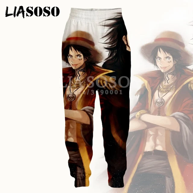 LIASOSO New Japan Anime ONE PIECE Monkey D. Luffy 3D Print Women Men's ...