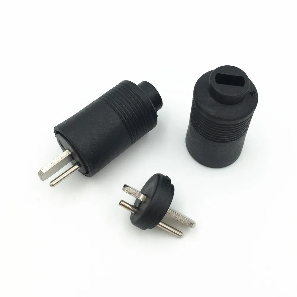 מחברים - 10Pcs 2 Pin DIN Male Speaker Plug 2-Pin Plug Hifi Loudspeaker ...