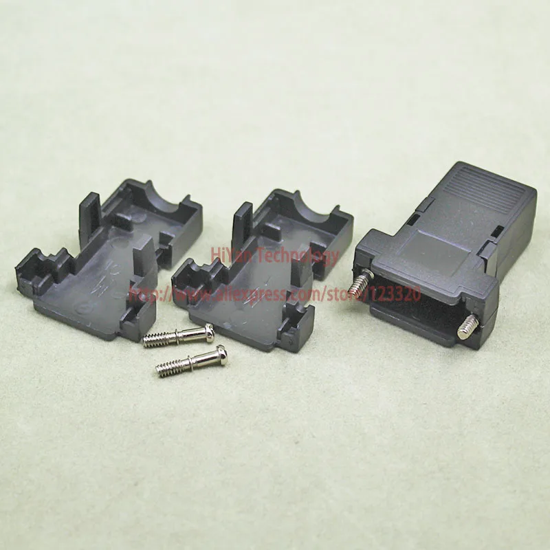 10pcs-lot-RS232-DB9-DB15-3Rows-Serial-Port-Shell-Cover-9-Pin-D-Sub ...