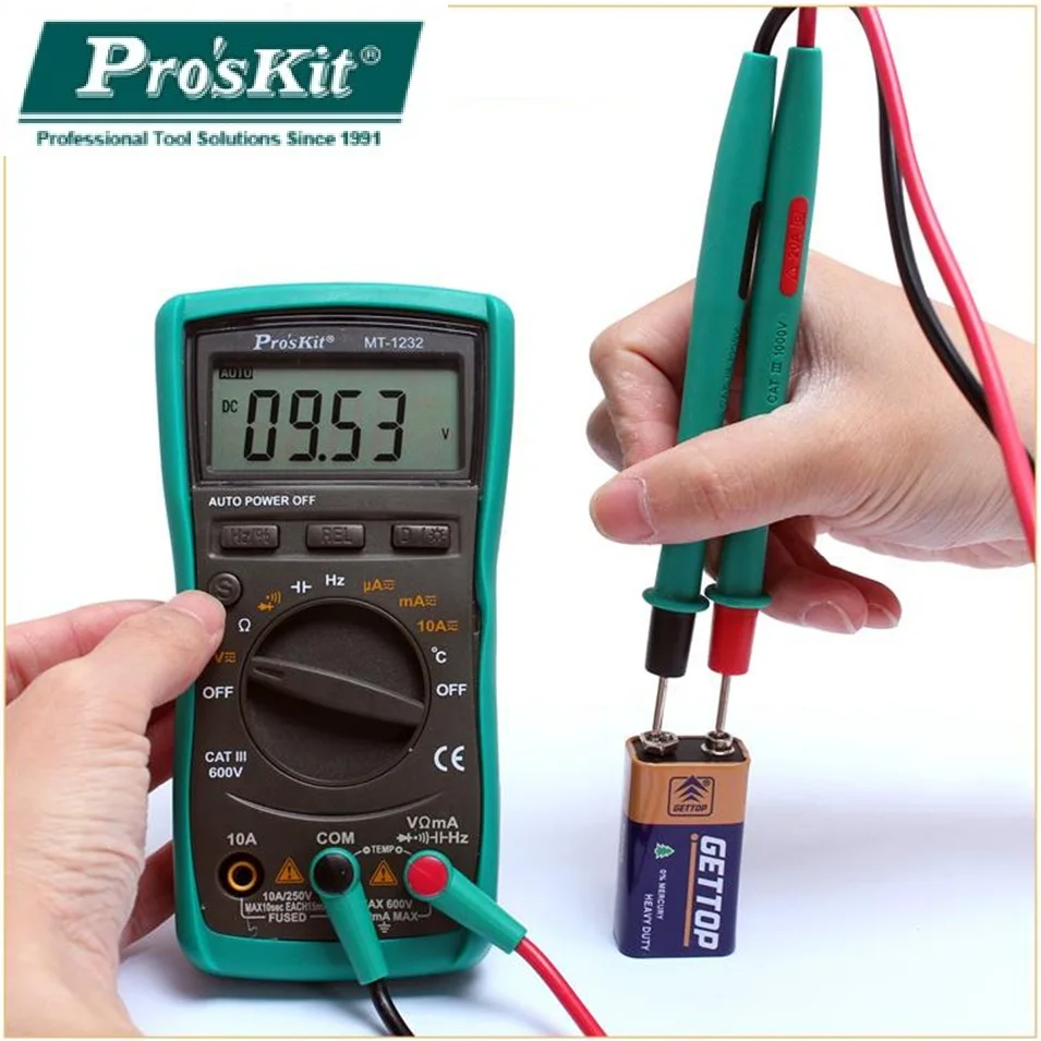 2018-Pro-skit-MT-1232-Safety-Standard-Professional-Ohm-Test-Meter-DC-AC ...